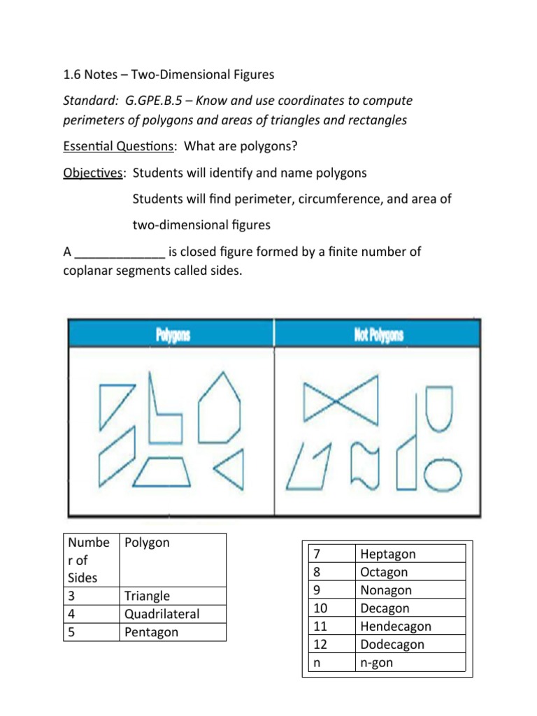 Compute Perimeters and Areas of Figures | PDF | Home & Garden | Science ...