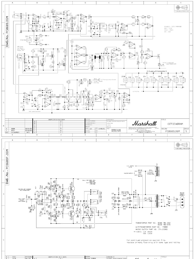 Marshall 8080 8100 Valvestate Pc0689 SCH | PDF