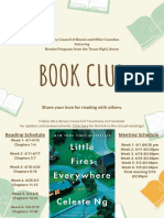 Printable Book Club Discussion Questions PDF | PDF | Books | Narration