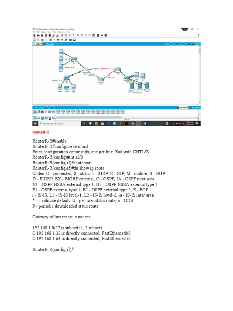 Route R | PDF | Command Line Interface | Internet Protocols