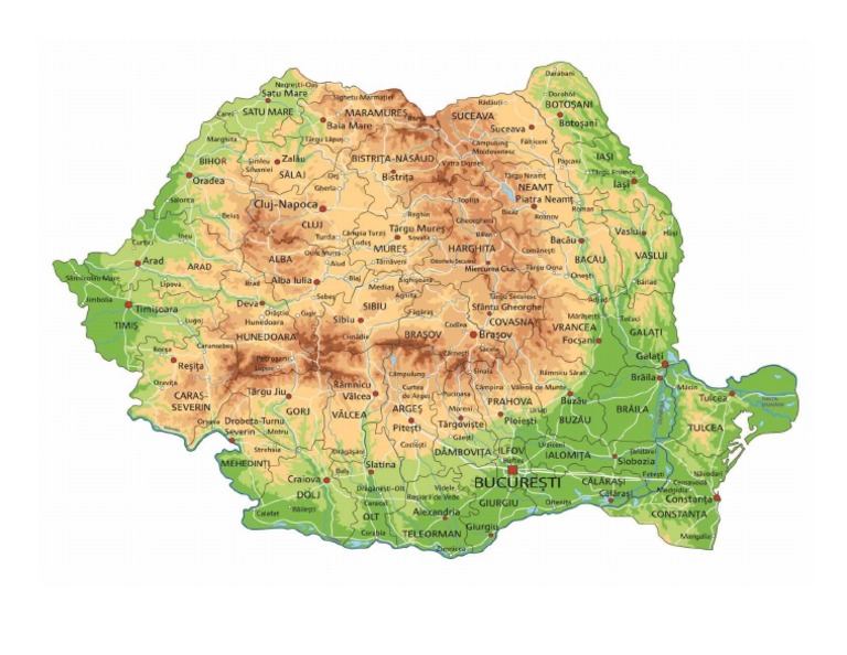 Harta Romaniei | PDF