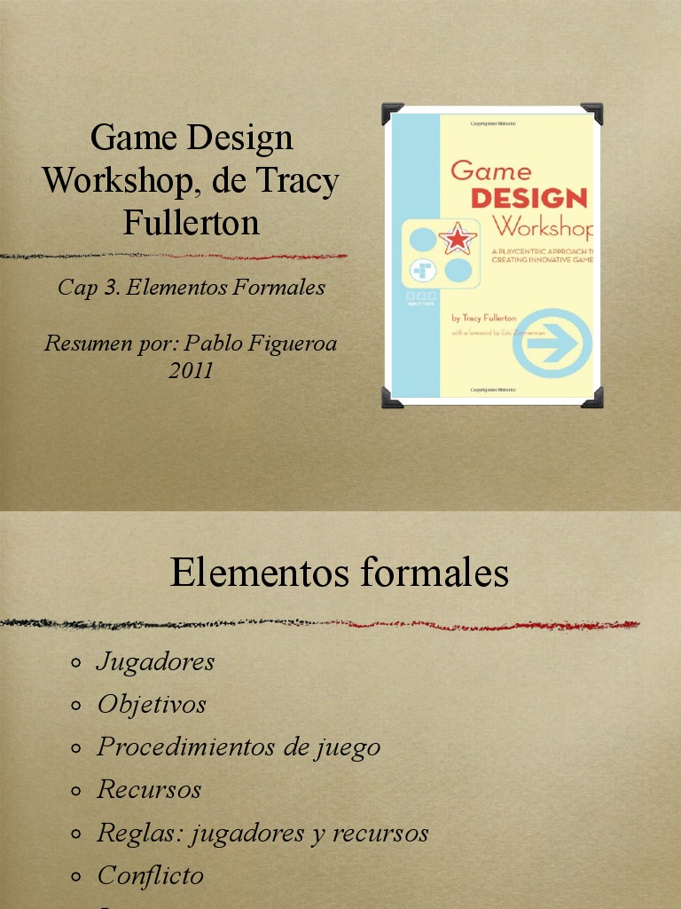 Elementos Formales - Tracy Fullerton | PDF