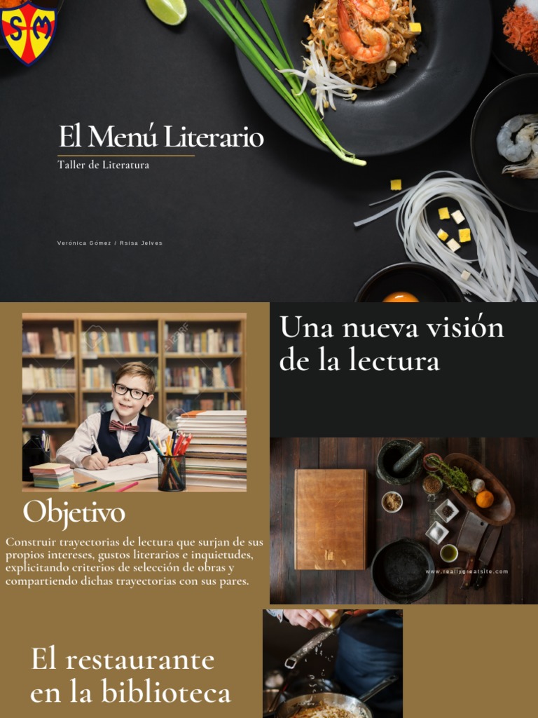 Menú Literario | PDF | Artes culinarias | Creatividad
