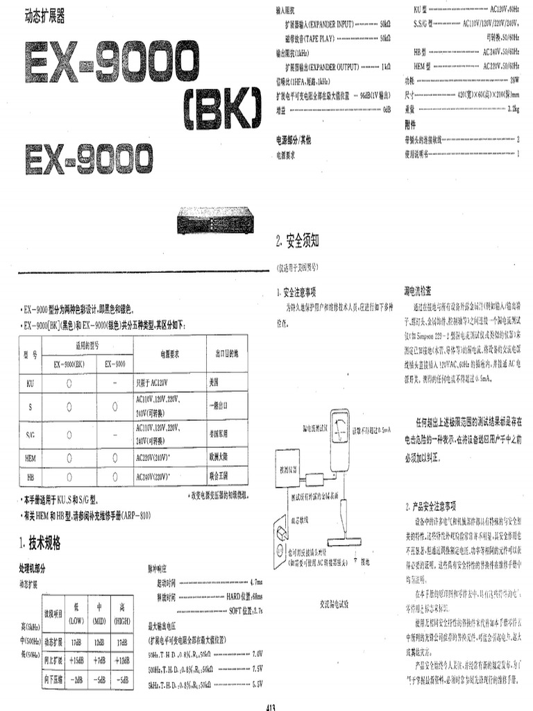 Pioneer Ex-9000 SM | PDF