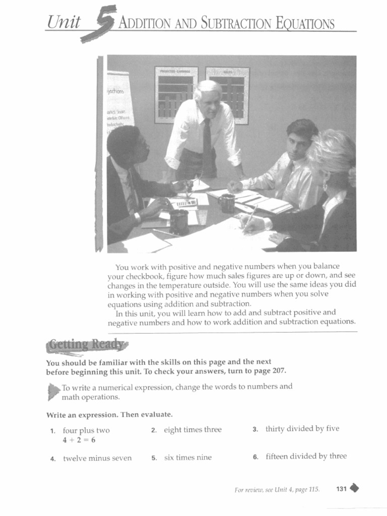 MAth Skills For The Workforce - Measurement Geometry and Algebra - Unit ...