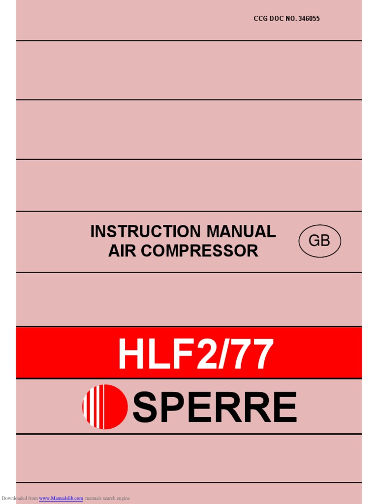 Sperre HL2:77 Manual and Parts | PDF | Piston | Valve