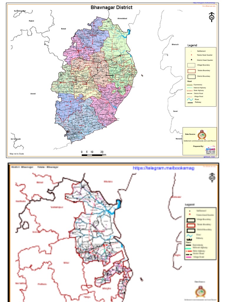 Bhavnagar District Village Maps | PDF | Gujarat