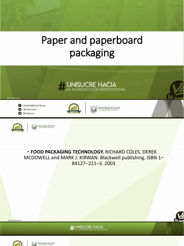 Packaging of Food in Paperboard Containers - 2020 | Download Free PDF ...