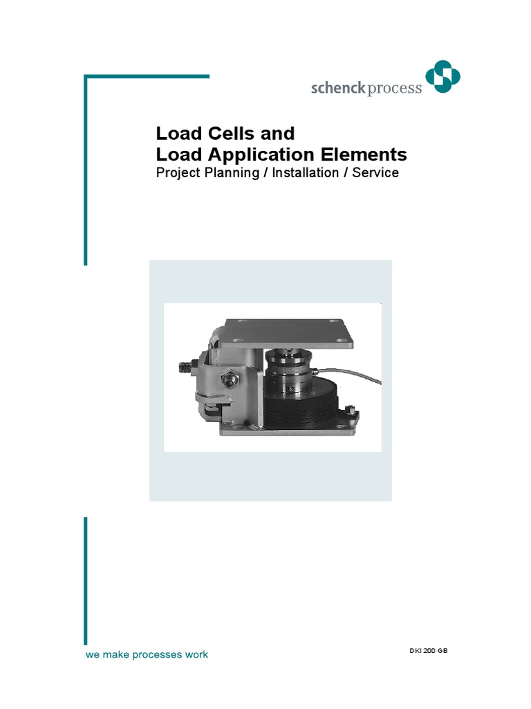 Load Cells and Load Application Elements: Project Planning ...