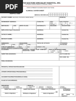 Doctor's Order Sheet | PDF | Physician | Medicine