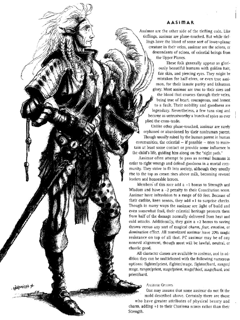 AD&D Planescape - Planeswalkers Races | PDF