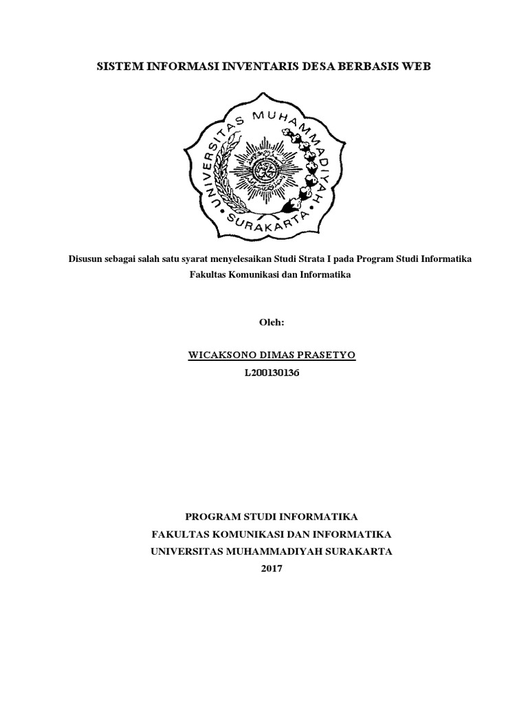 Sistem Informasi Inventaris Desa | PDF