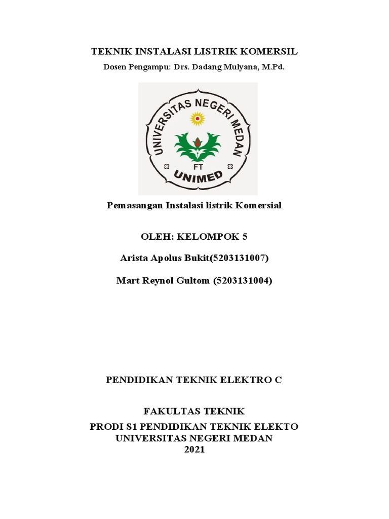 Klompok - 5 - Instalasi Listrk | PDF | Komputer | Teknologi & Rekayasa