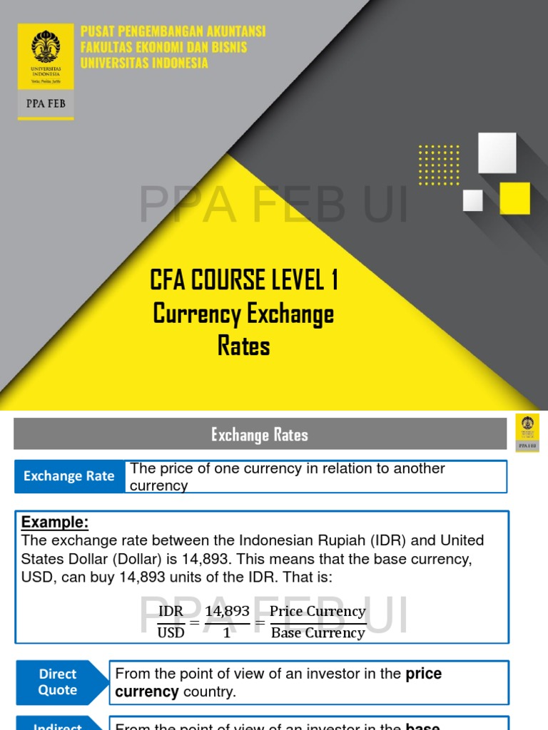 3 - Currency Exchange Rates | PDF | Exchange Rate | Foreign Exchange Market