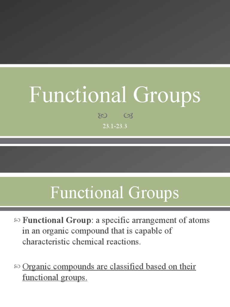 Smackslidecom Functional Grou 6063bbb30d319 | PDF | Functional Group ...