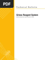 Griess Reagent Preparation Protocol | PDF