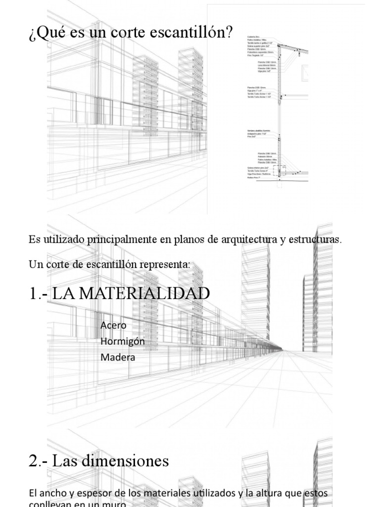 Qué Es Un Escantillón | PDF
