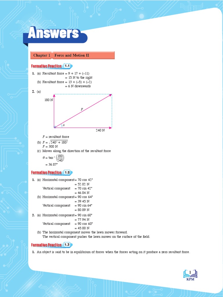 Complete Answers - Physics Form 5 TB | PDF | Electromagnetic Induction ...