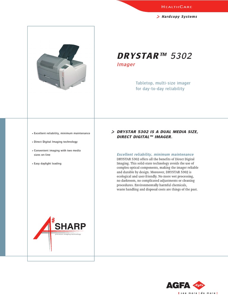 Agfa Drystar 5302 Datasheet 2 | PDF