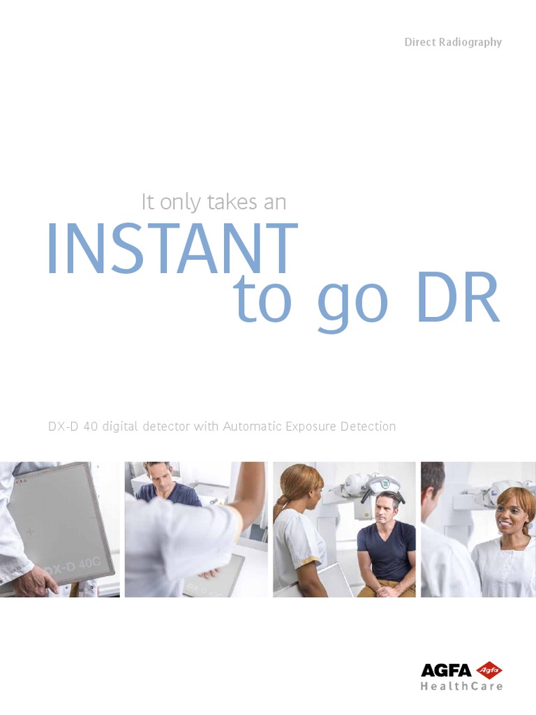 AGFA DX-D - 40 - Brochure - (English - Brochure) | PDF | Radiography ...