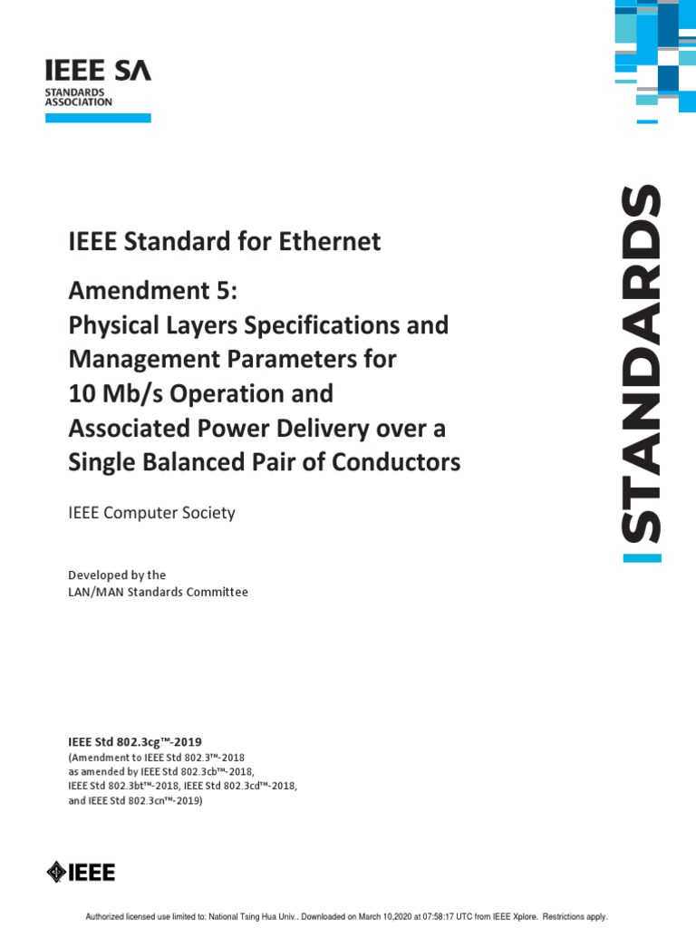 Physical Layers Specifications and Management Parameters | PDF | Ethernet | Physical Layer Protocols
