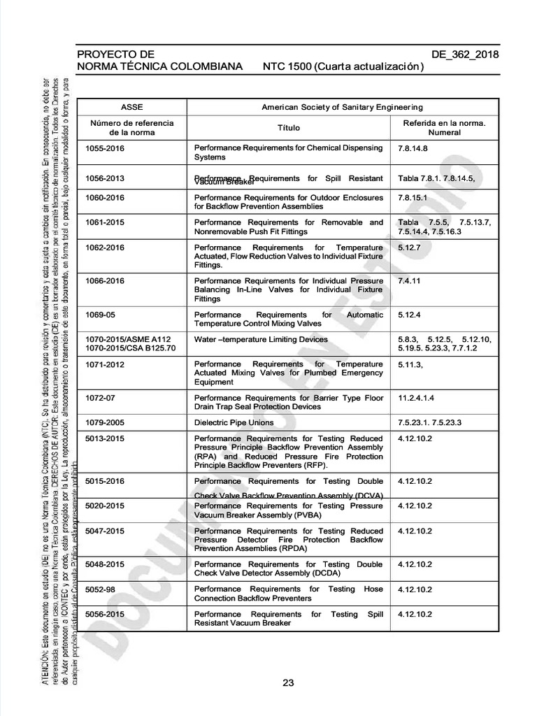 NTC 1500 Cuarta Actualizacion | PDF | Pipe (Fluid Conveyance ...