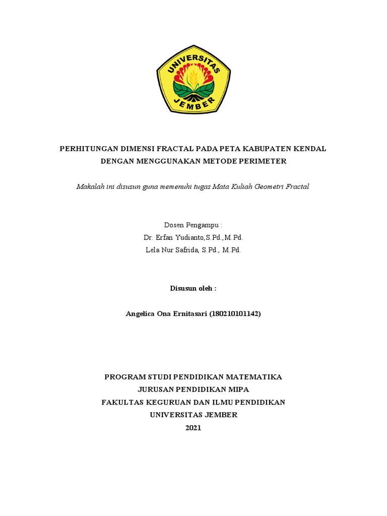 Metode Perimeter Peta Kendal | PDF