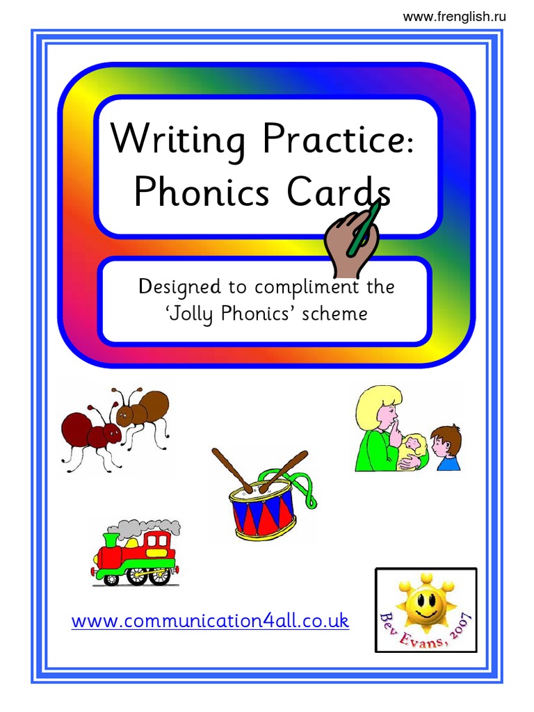 Jolly Phonics Writing Practice Phonics Cards | PDF
