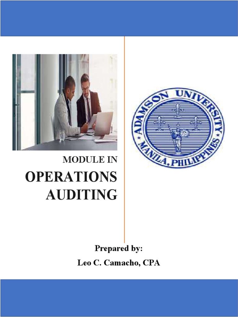 Module 2 Phases in Operational Auditing | PDF | Audit | Risk Management