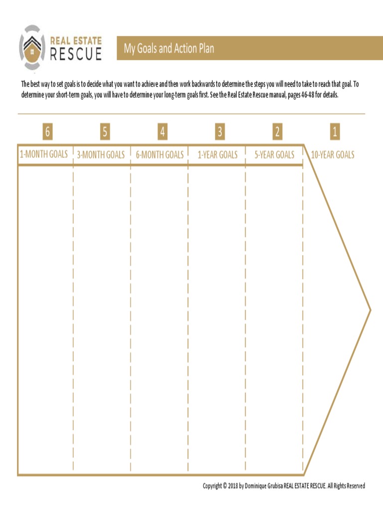DGI-RER-L5 My Goals and Action Plan-Worksheet | PDF