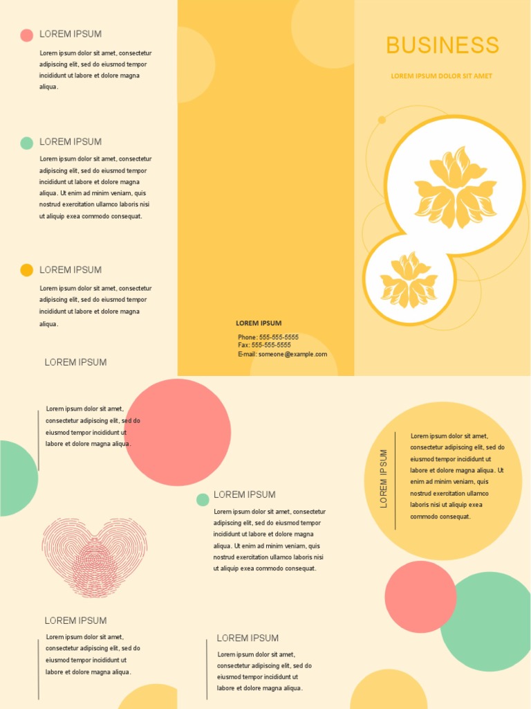Yellow Background Brochure | PDF