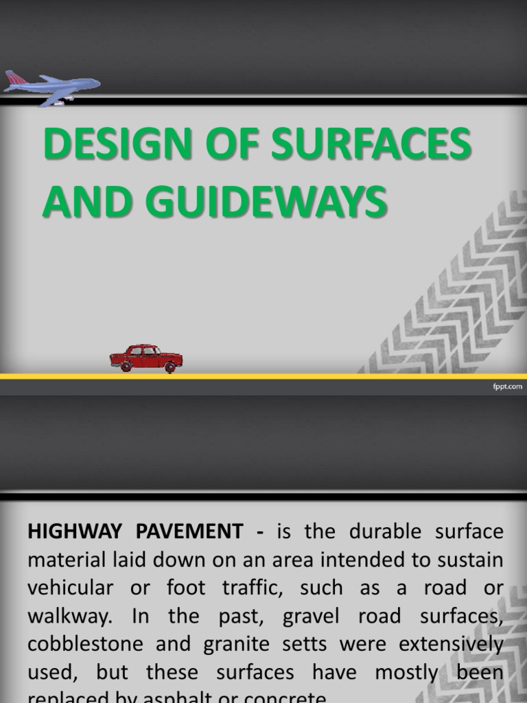 5 Design of Surfaces and Guideways | PDF | Road Surface | Track (Rail ...