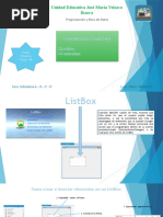 Ejercicio ListBox y ComboBox | PDF | Informática | Ciencias de la Computación