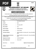 Aadhaar Self Declaration Form | PDF