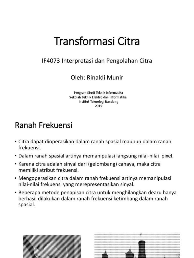 12 Transformasi Citra | PDF