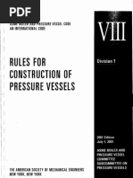 Asme Viii - Div.1 (2019) - 1 - Compressed | PDF