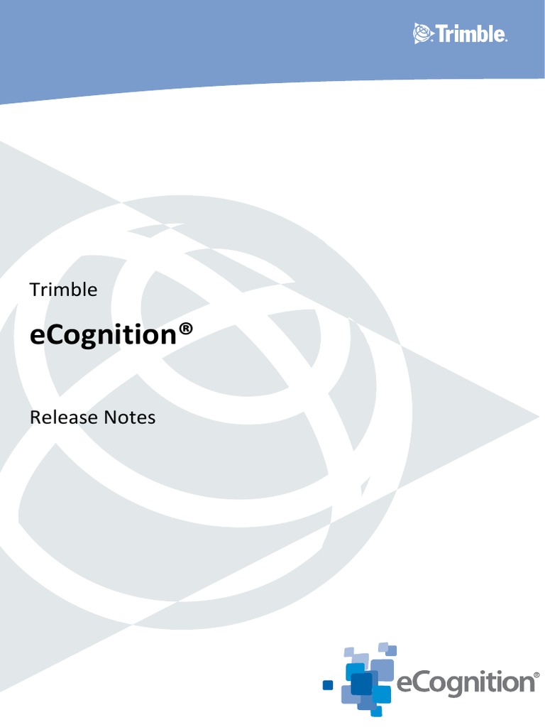 Ecognition®: Trimble | PDF | Array Data Structure | Geographic ...