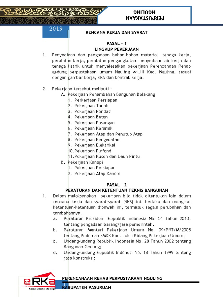 RKS Perpustakaan Nguling | PDF