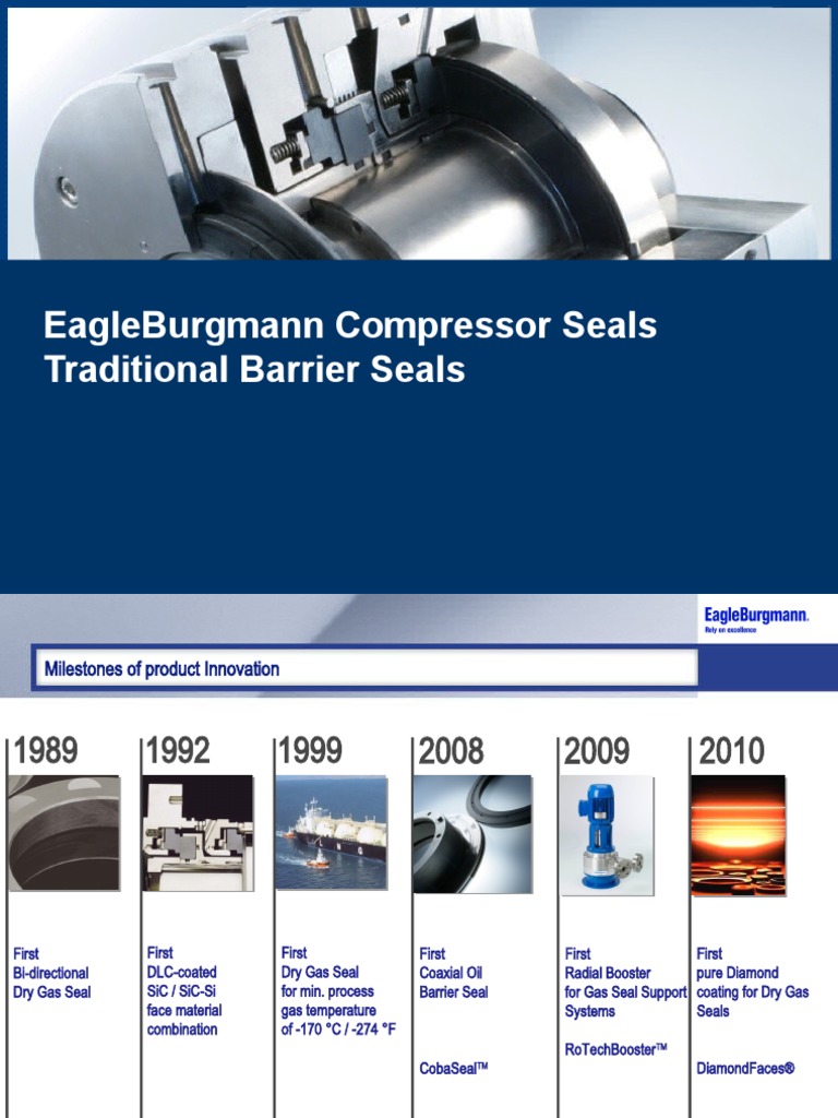 Eagleburgmann Compressor Seals Traditional Barrier Seals | PDF ...