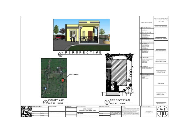 P E R S P E C T I V E: Site Dev'T Plan Vicinity Map | PDF | Civil ...