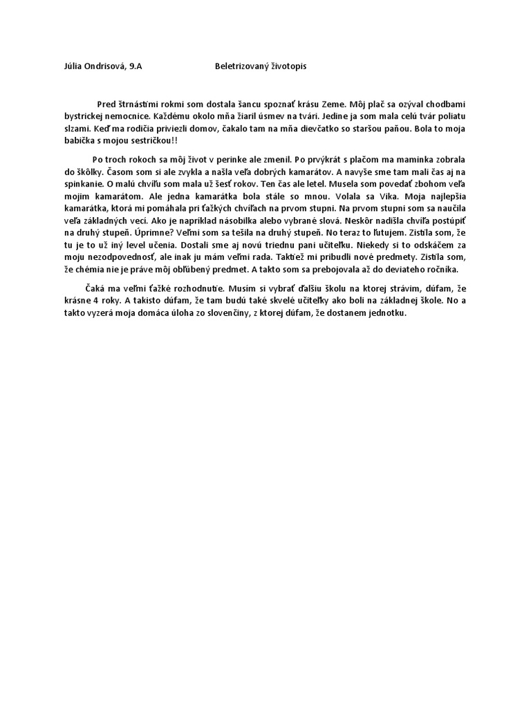 ?ivotopis - Hotovo | PDF