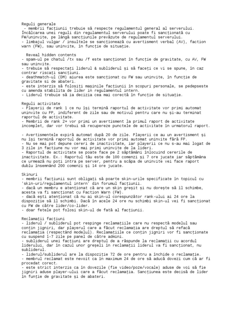 Regulament Taxi | PDF