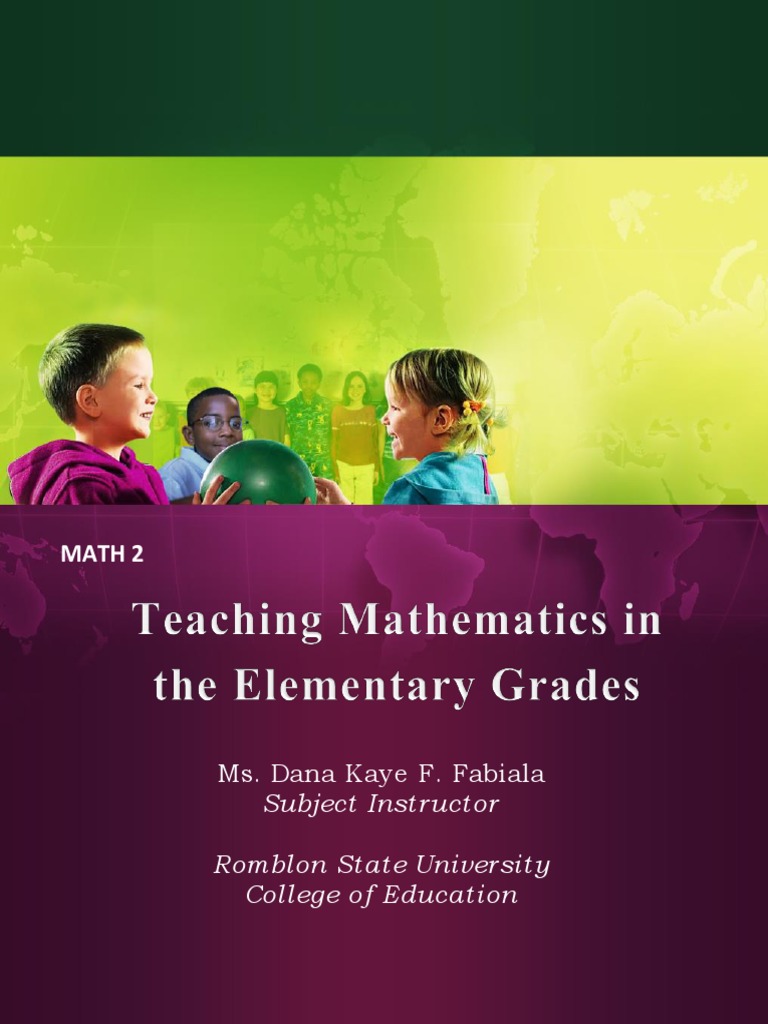 Teaching Mathematics Module 1 Content | PDF | Teachers | Learning