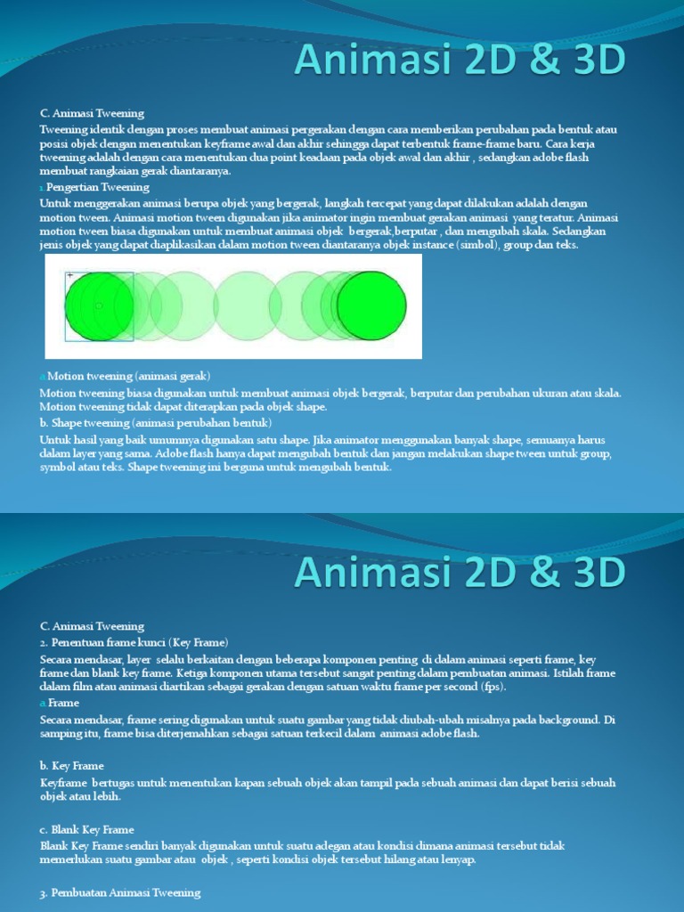 2 Animasi Tweening | PDF