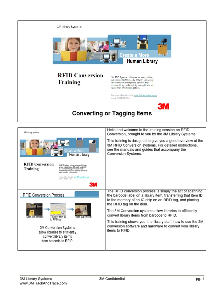 Converting or Tagging Items - Library Conversion Training | PDF | Radio ...