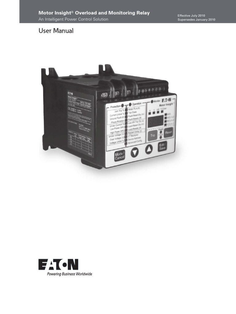 C441 - User Manual | PDF | Relay | Electricity
