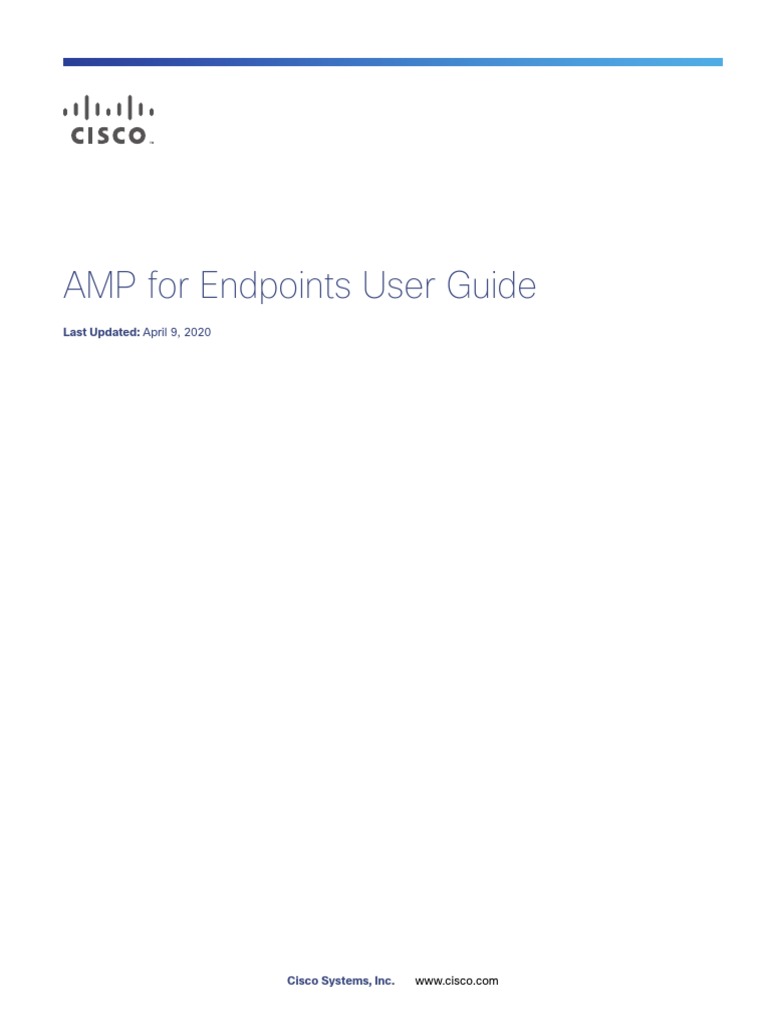 AMP For Endpoints User Guide | PDF | Installation (Computer Programs ...