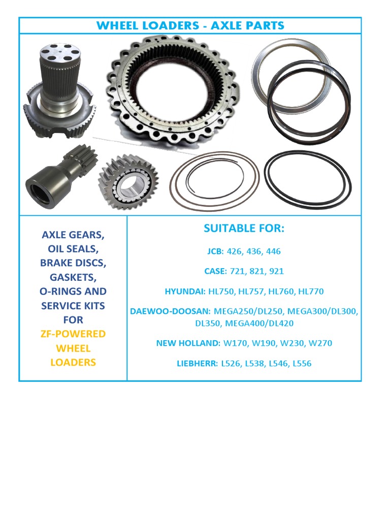 Bumeks ZF Wheel Loader Axle Parts | PDF
