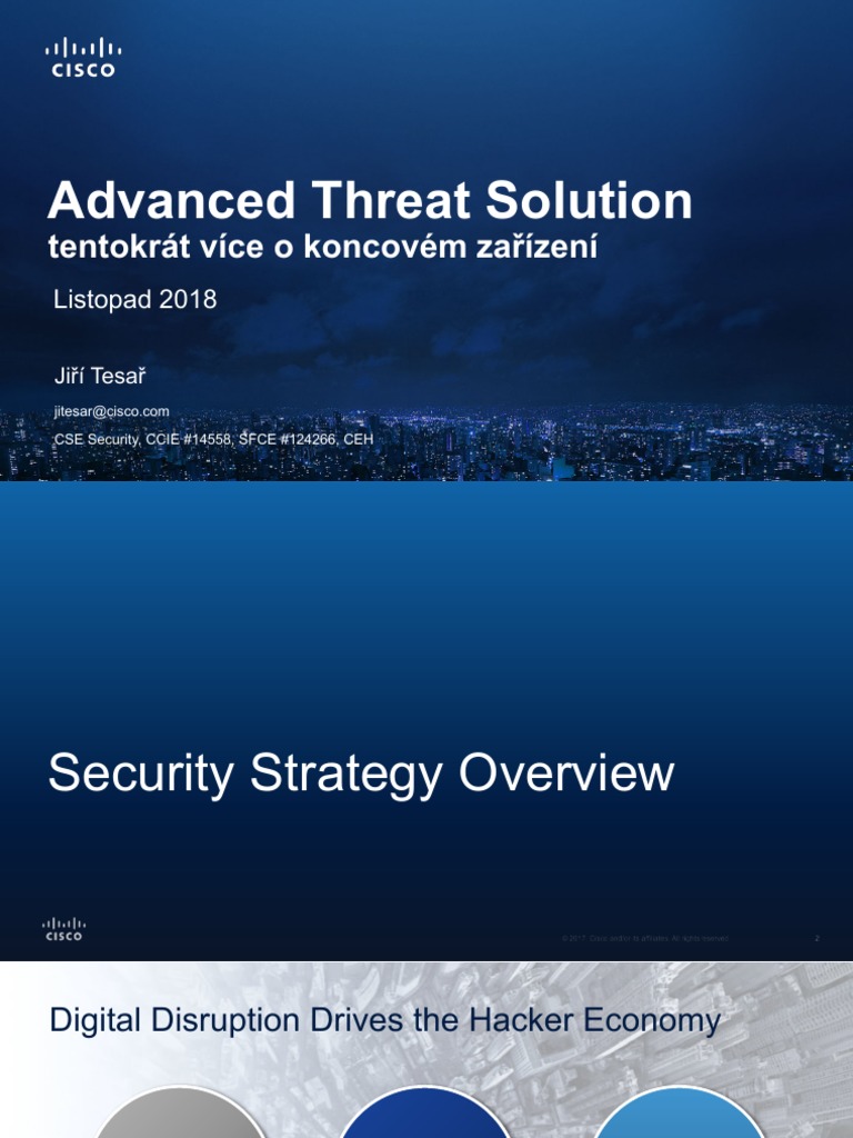 Advanced Threat Solution: Tentokrát Více o Koncovém Zařízení | PDF ...