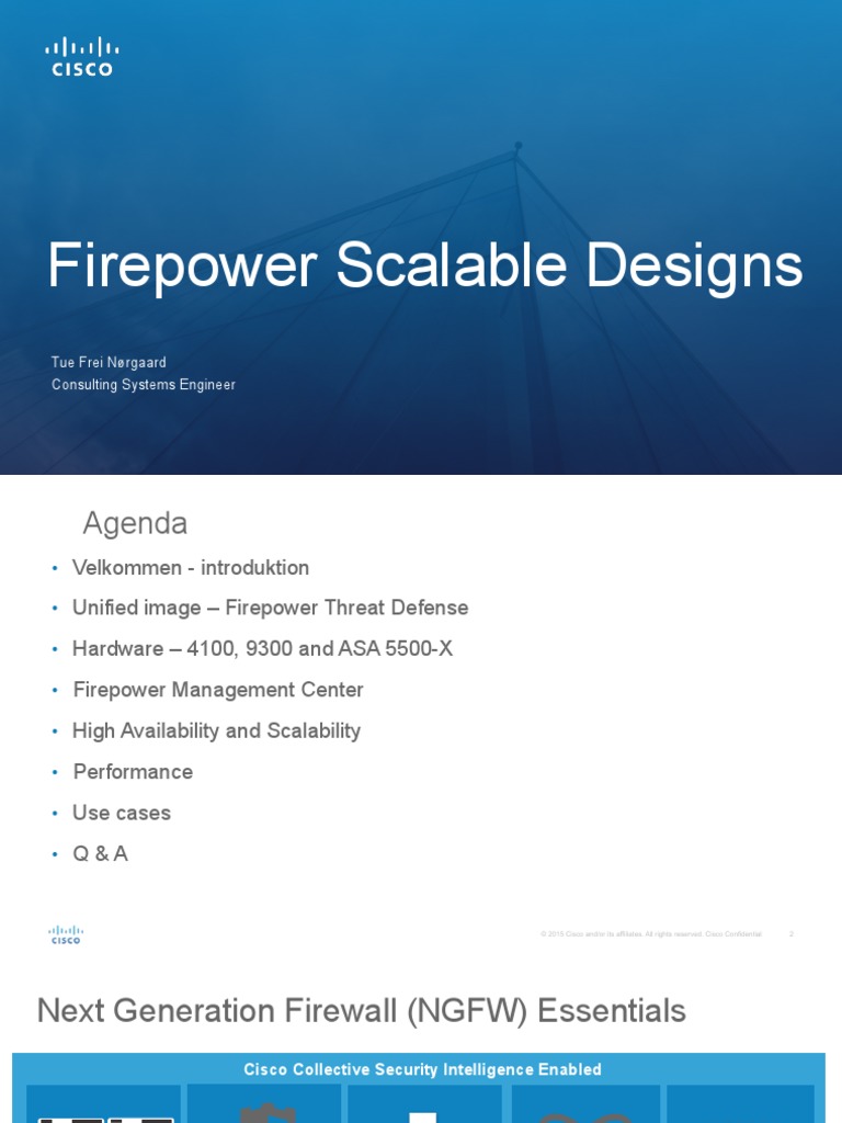 Firepower Scalable Designs: Tue Frei Nørgaard Consulting Systems ...